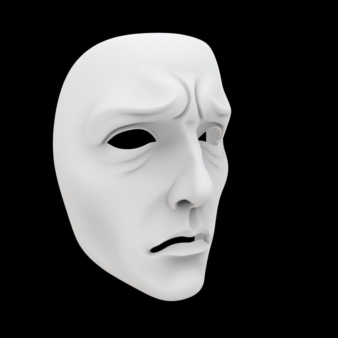 Nervous Expression Mask 3D Print Model 3D Model - TurboSquid 2483763