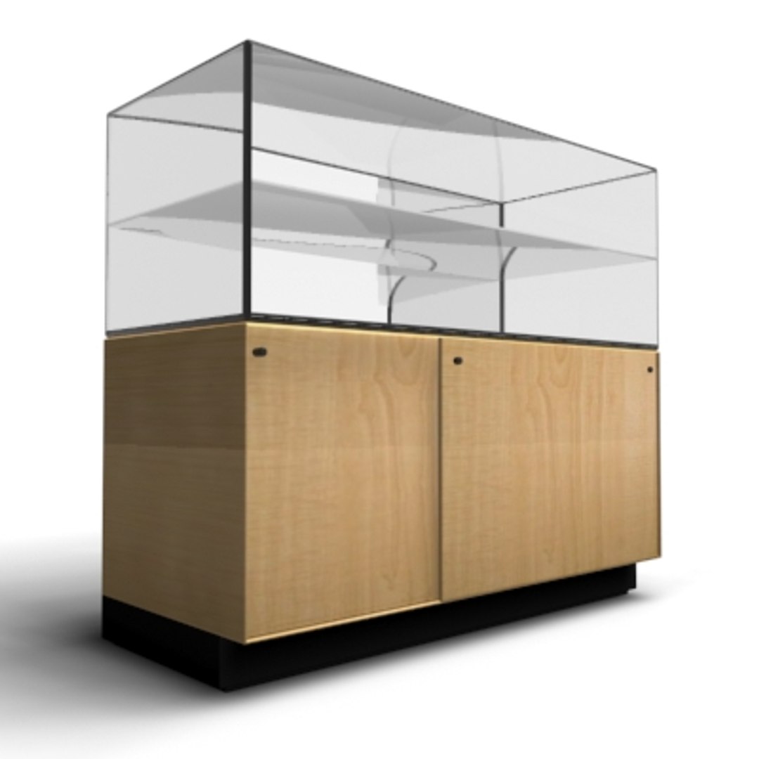 3ds Max Display Case Retail