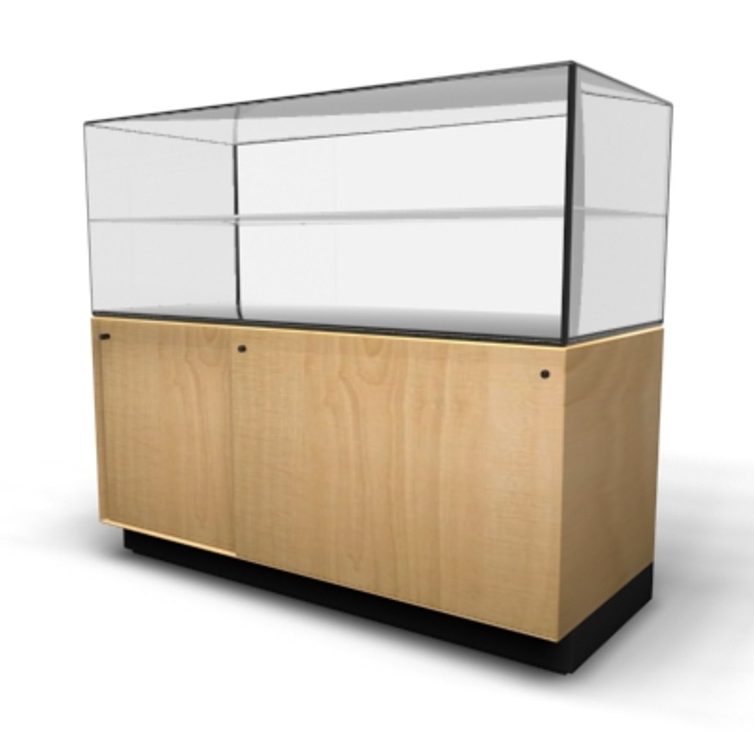 3ds Max Display Case Retail