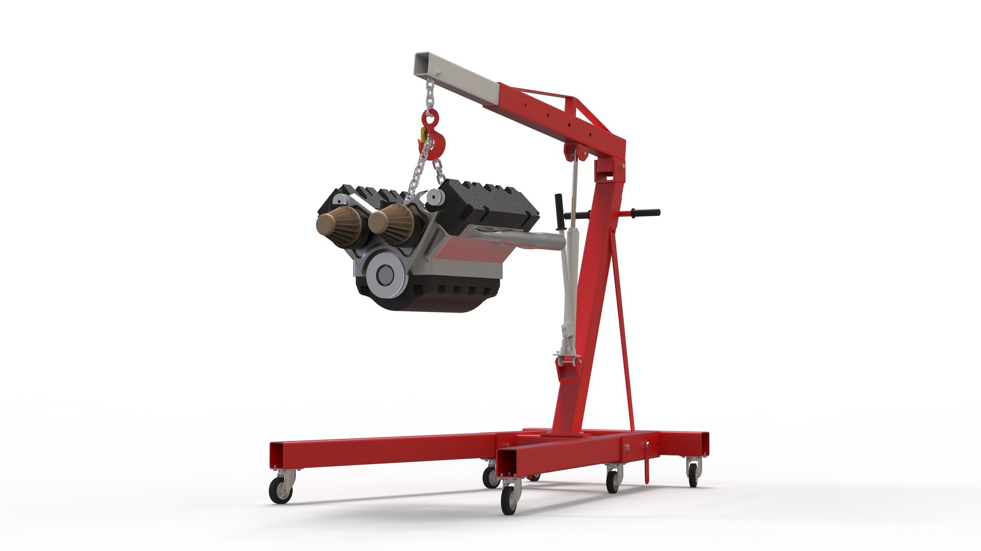 3D folding crane engine - TurboSquid 1463971