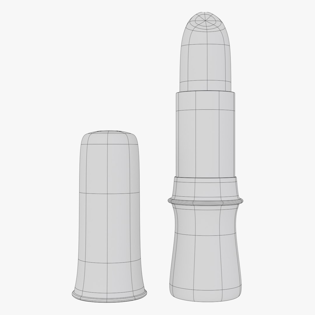 Lipstick Lips 3d Model