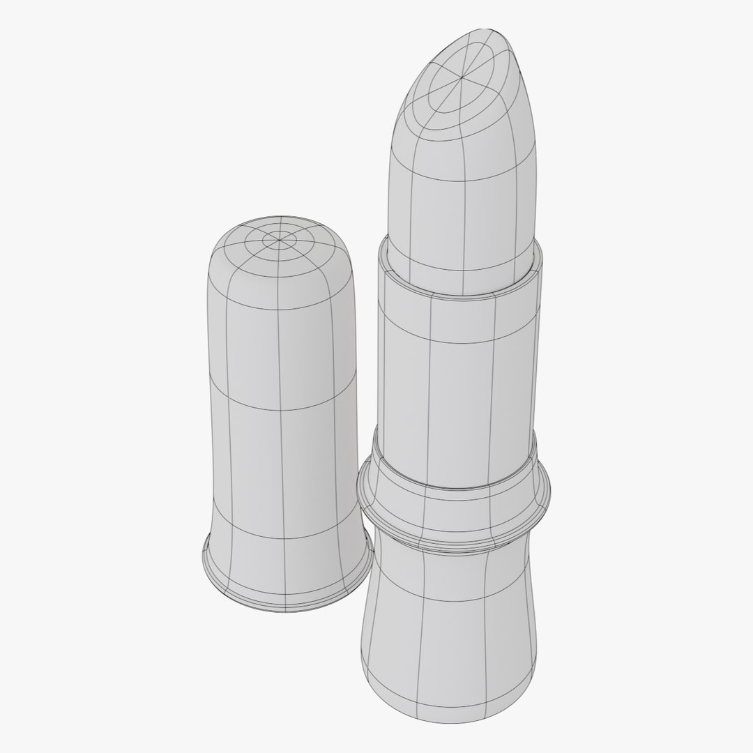 Lipstick Lips 3d Model