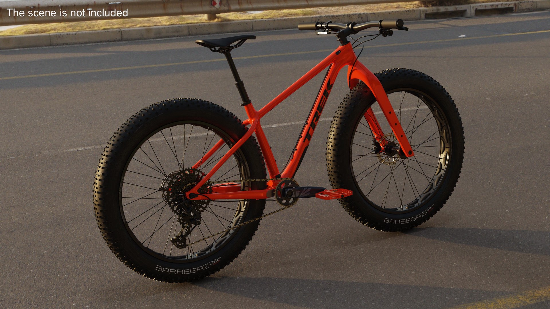 Trek Farley Bike Red 3D Model - TurboSquid 2277601