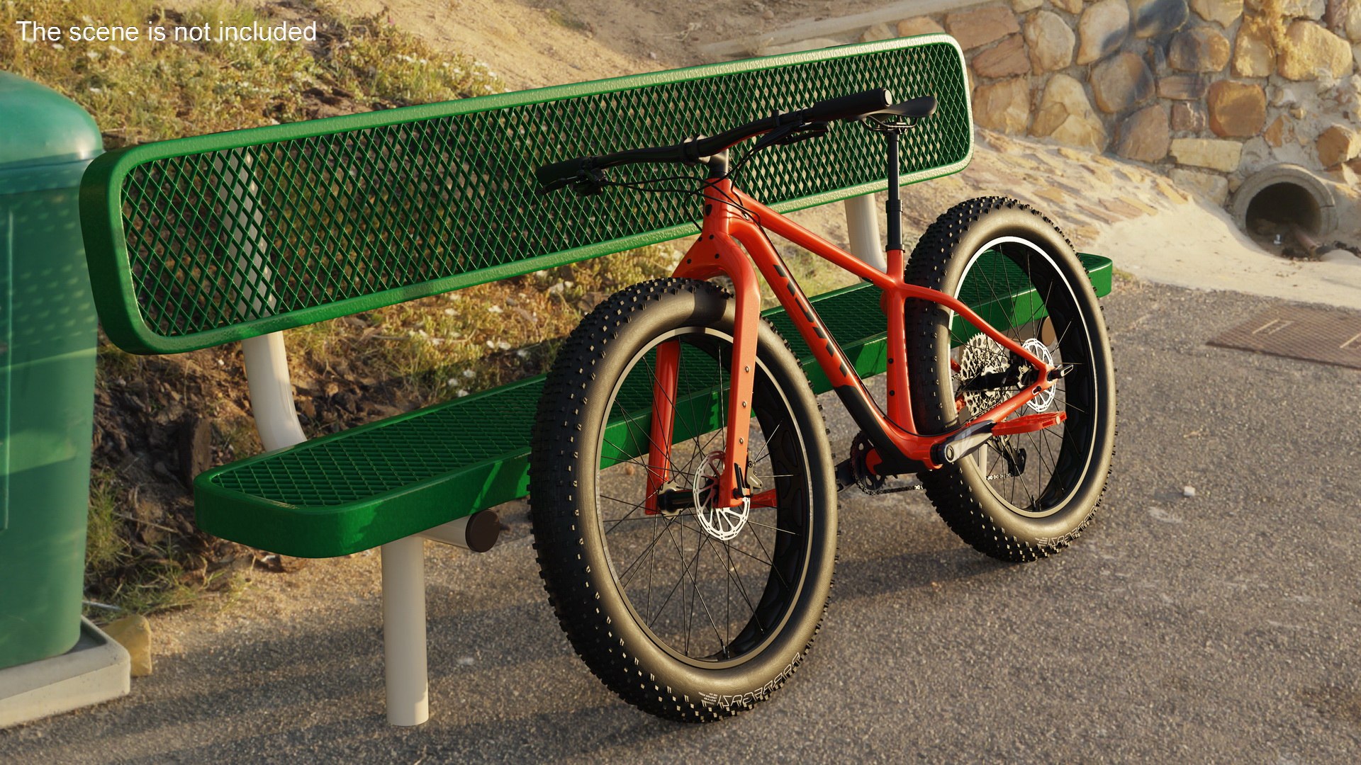 Trek Farley Bike Red 3D Model - TurboSquid 2277601