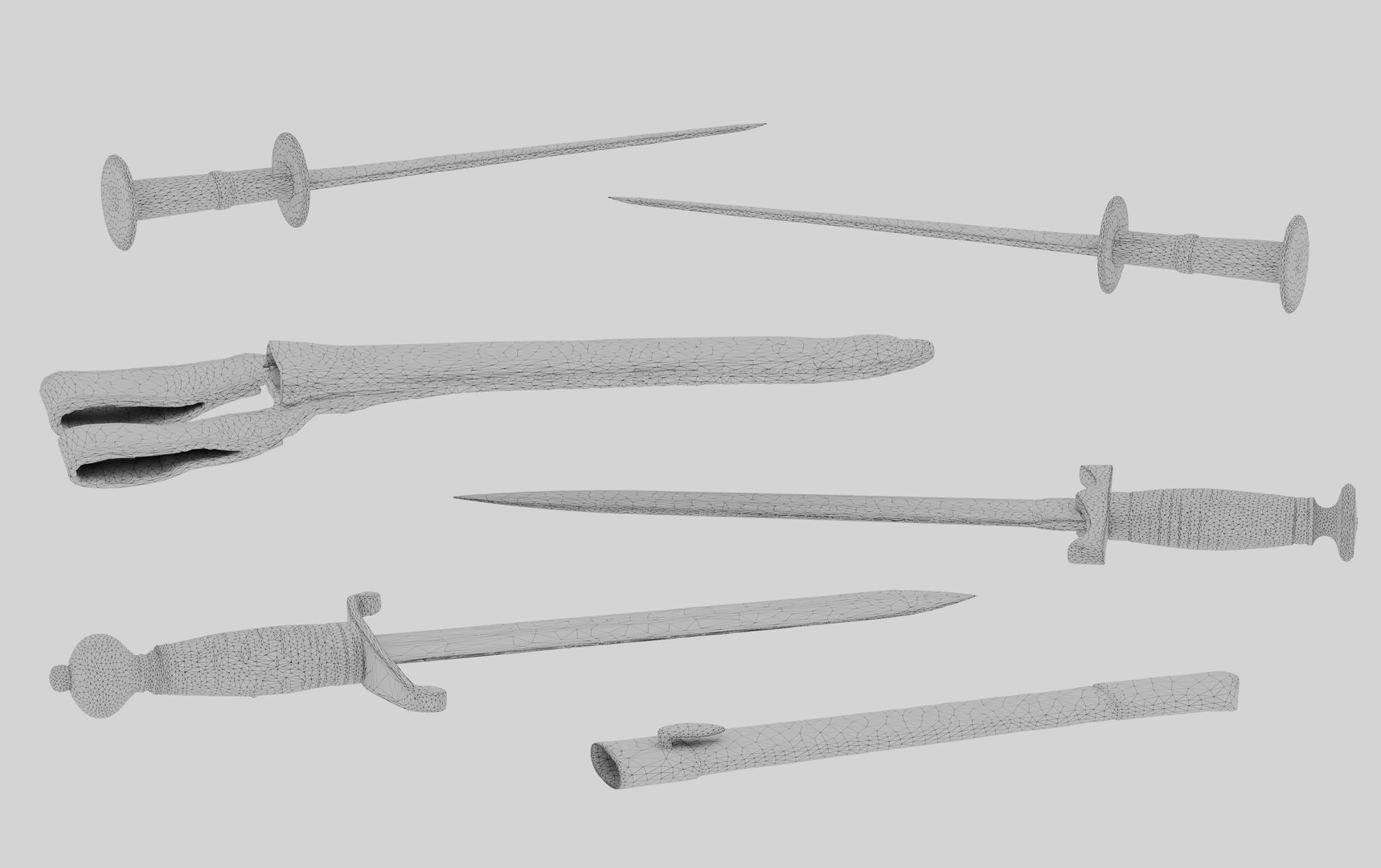 3D Medieval Weapons Pack Model - TurboSquid 2107223