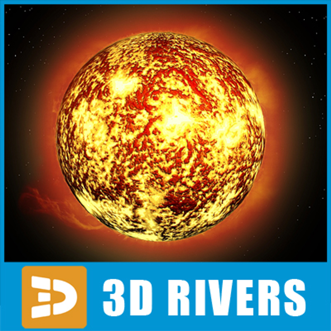 sun star 3d max