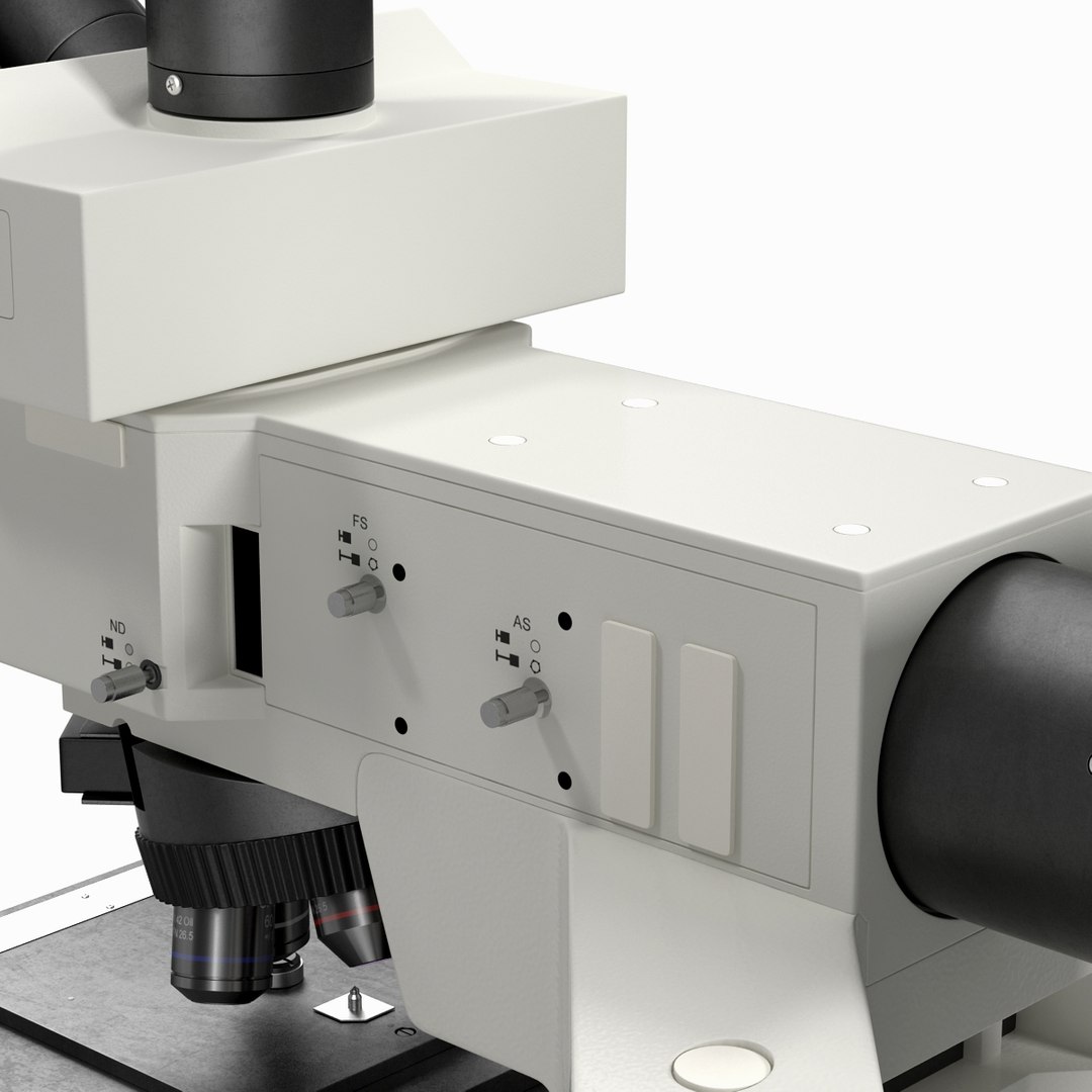 microscope olympus bx51m 3d model