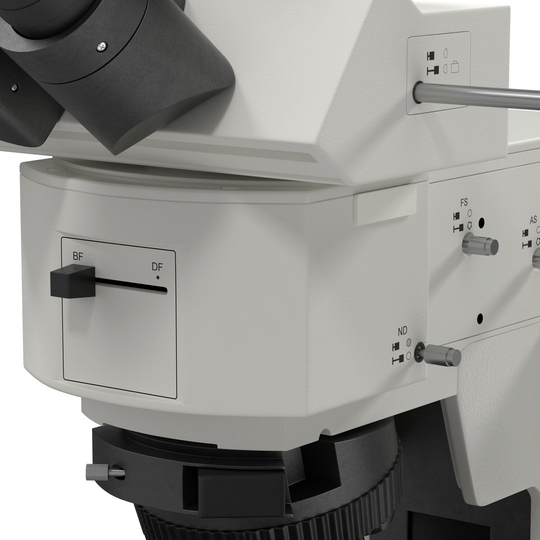 microscope olympus bx51m 3d model