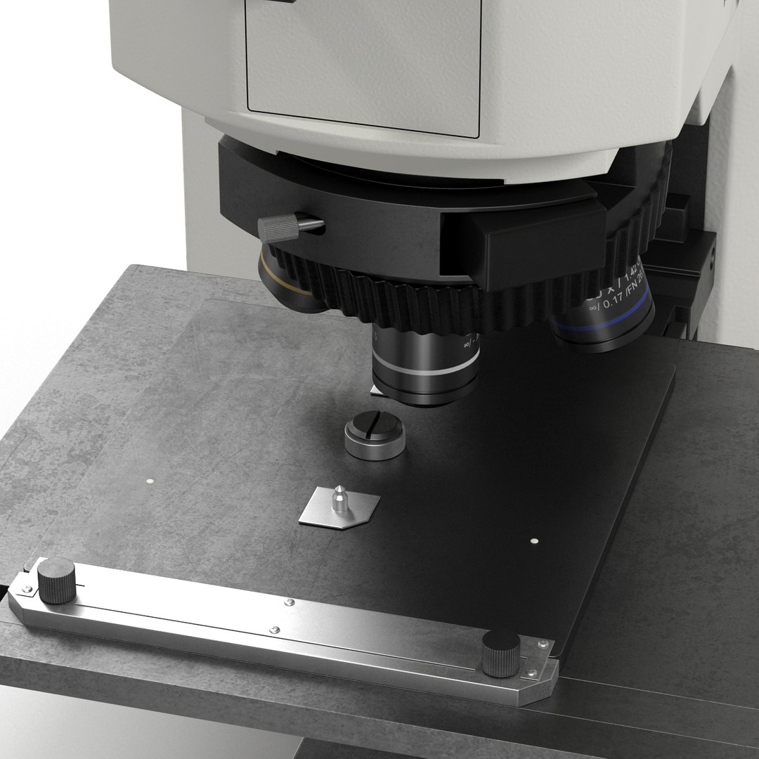 microscope olympus bx51m 3d model