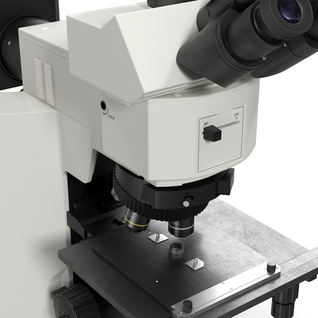 microscope olympus bx51m 3d model