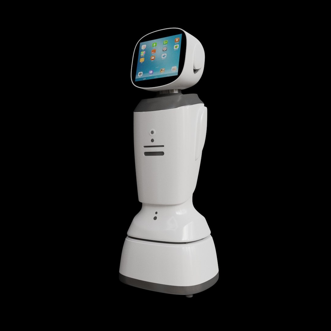 modelo 3d Robot asistente moderno 1 - TurboSquid 2204386