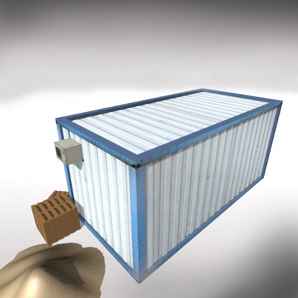construction office container 3d model