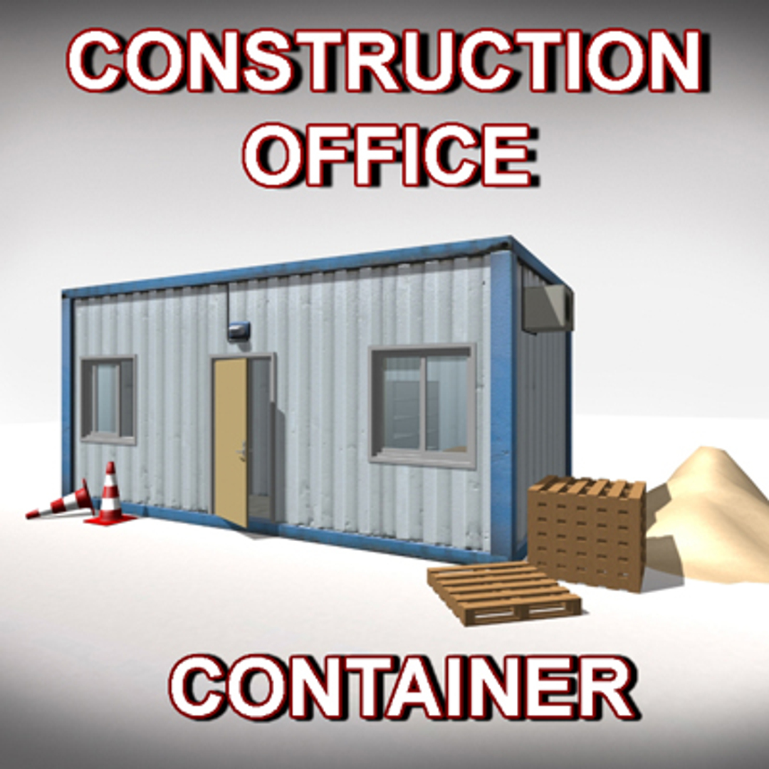 construction office container 3d model