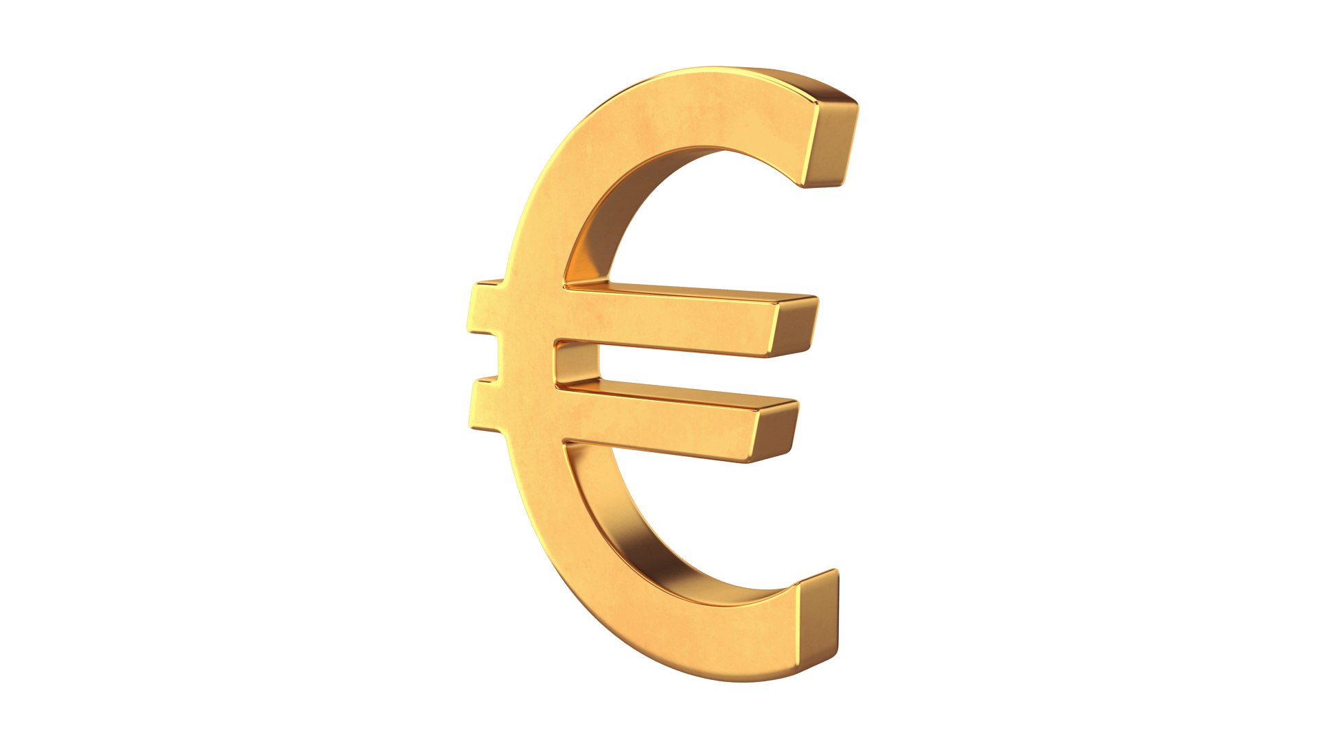 3D symbol euro model - TurboSquid 1647762