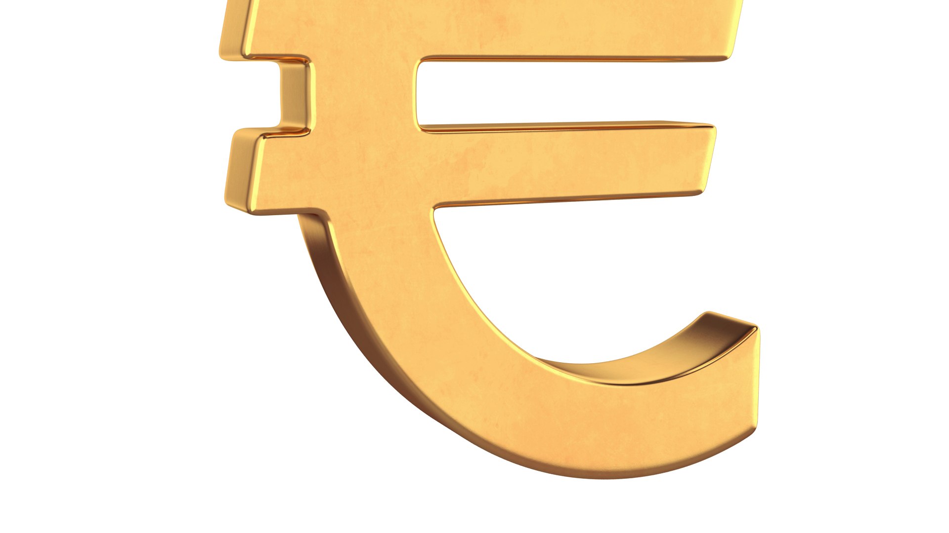 3D symbol euro model - TurboSquid 1647762