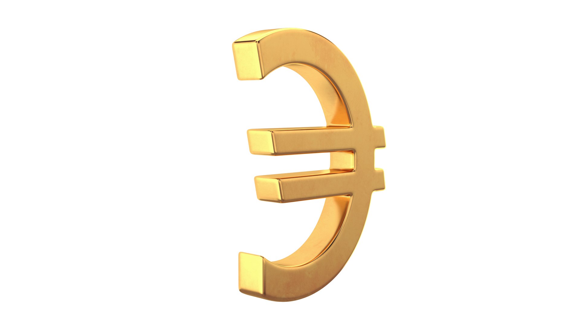 3D symbol euro model - TurboSquid 1647762