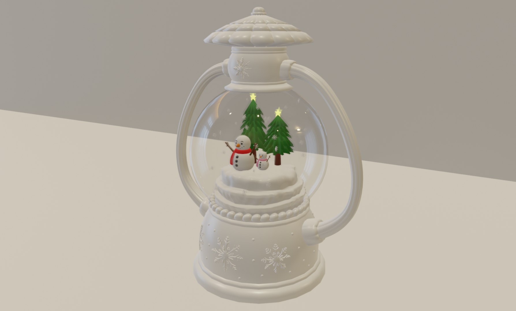 3D Snow Globe 3D Model - TurboSquid 2031446