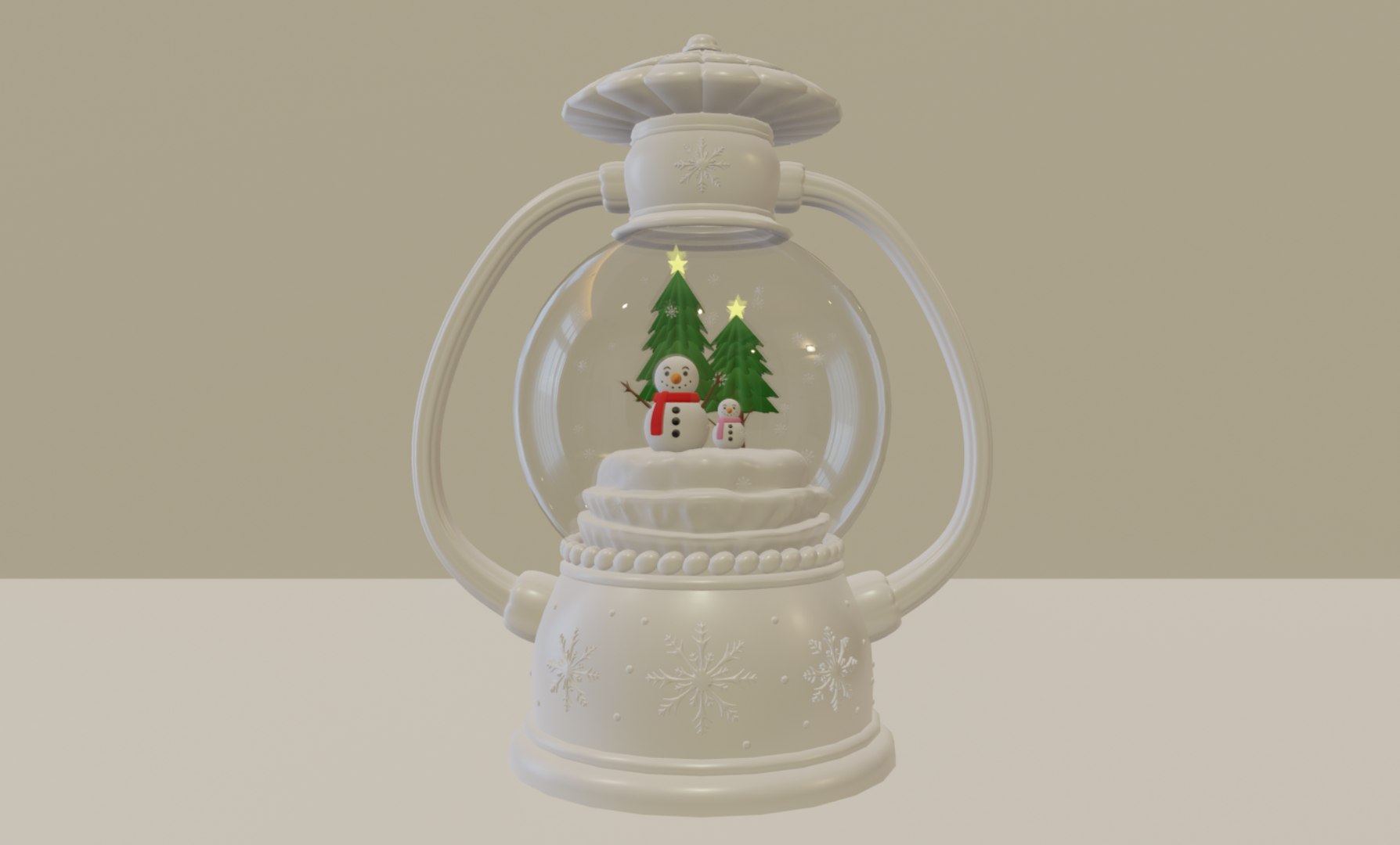 3D Snow Globe 3D Model - TurboSquid 2031446