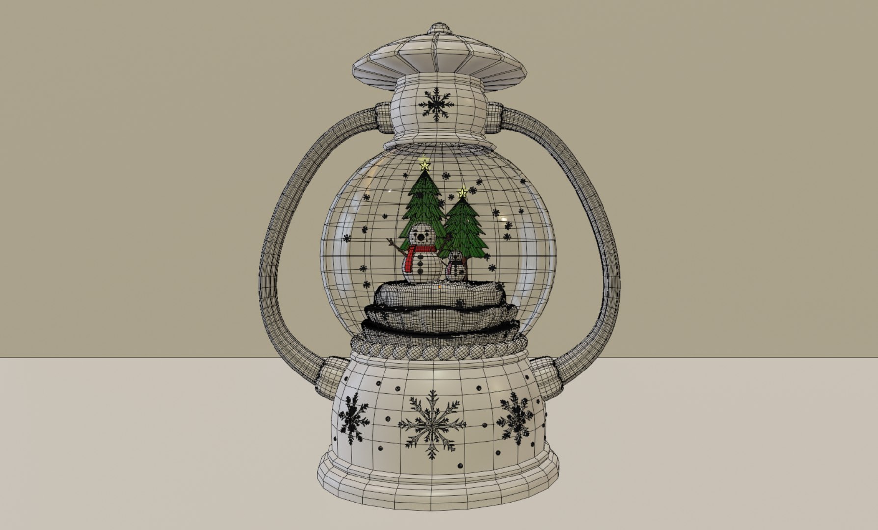 3D Snow Globe 3D Model - TurboSquid 2031446