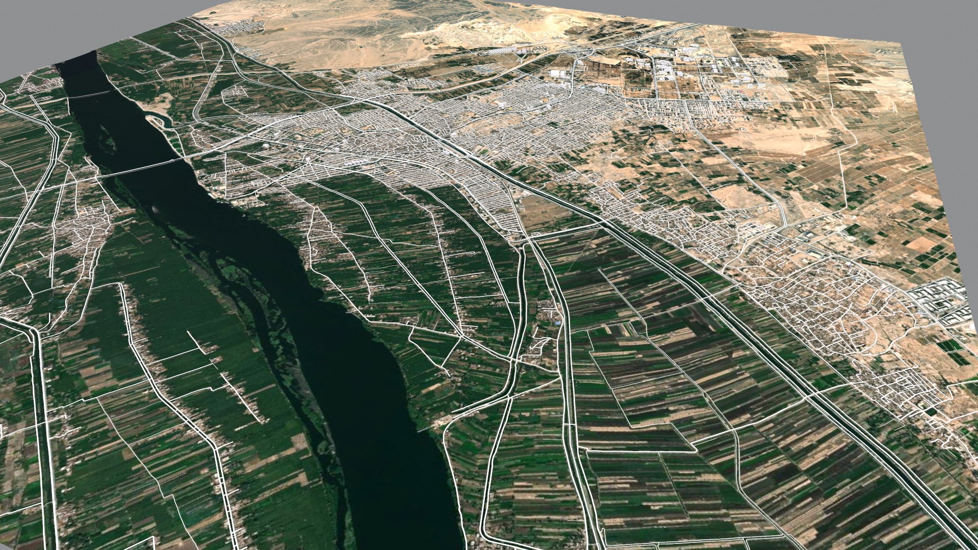 3D Cityscape Qena Egypt Model - TurboSquid 1959756