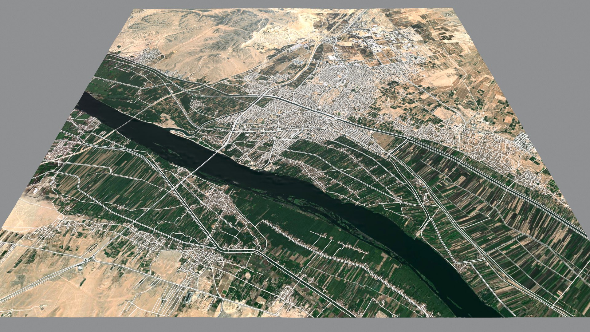 3D Cityscape Qena Egypt Model - TurboSquid 1959756