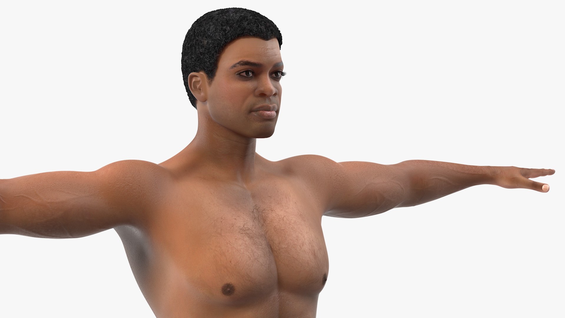 3D Skin Black Man T - TurboSquid 1699055