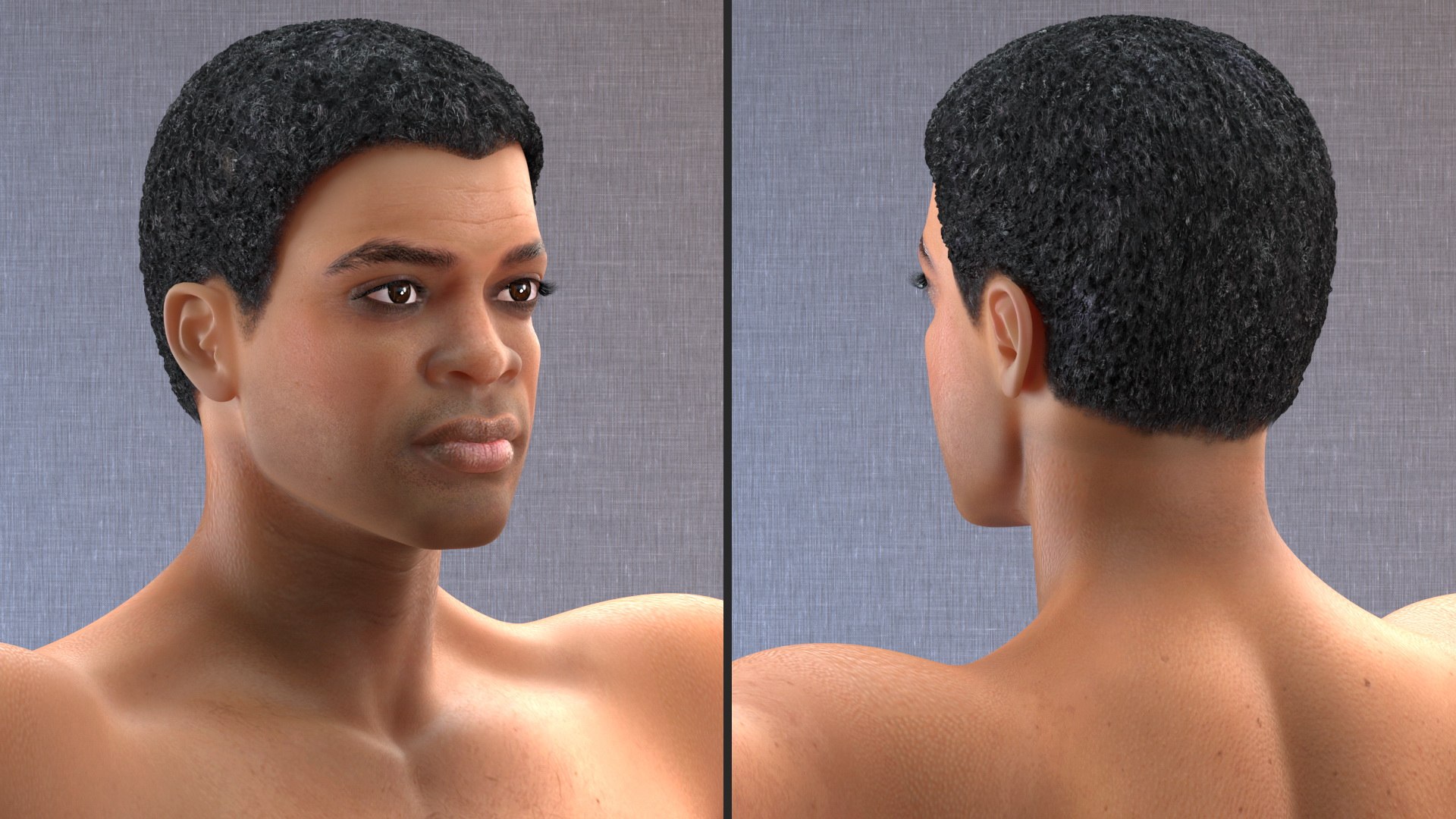 3D Skin Black Man T - TurboSquid 1699055