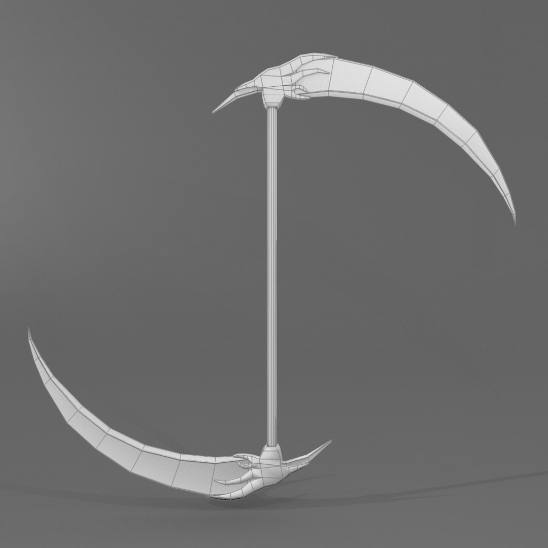 3d Model Double Scythe
