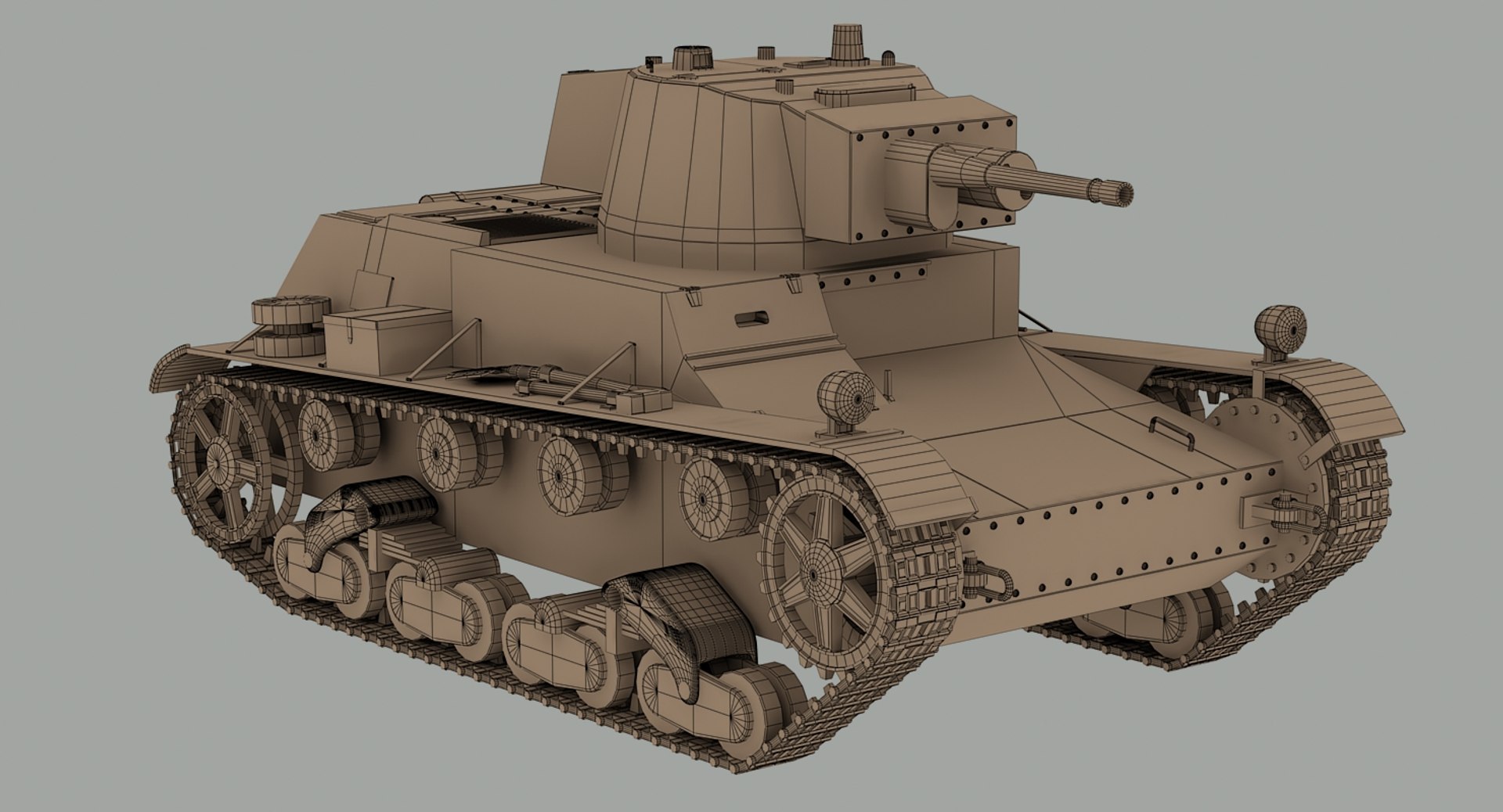 Ww2 Polish Light Tank 3D - TurboSquid 1325684