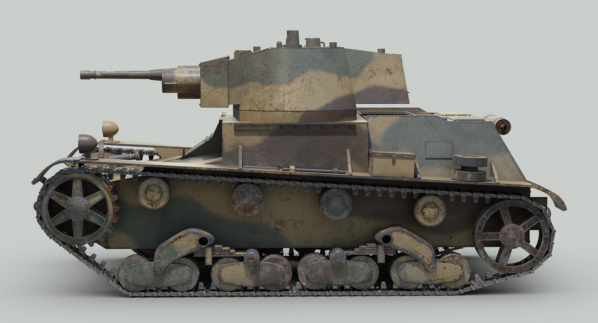 Ww2 Polish Light Tank 3D - TurboSquid 1325684