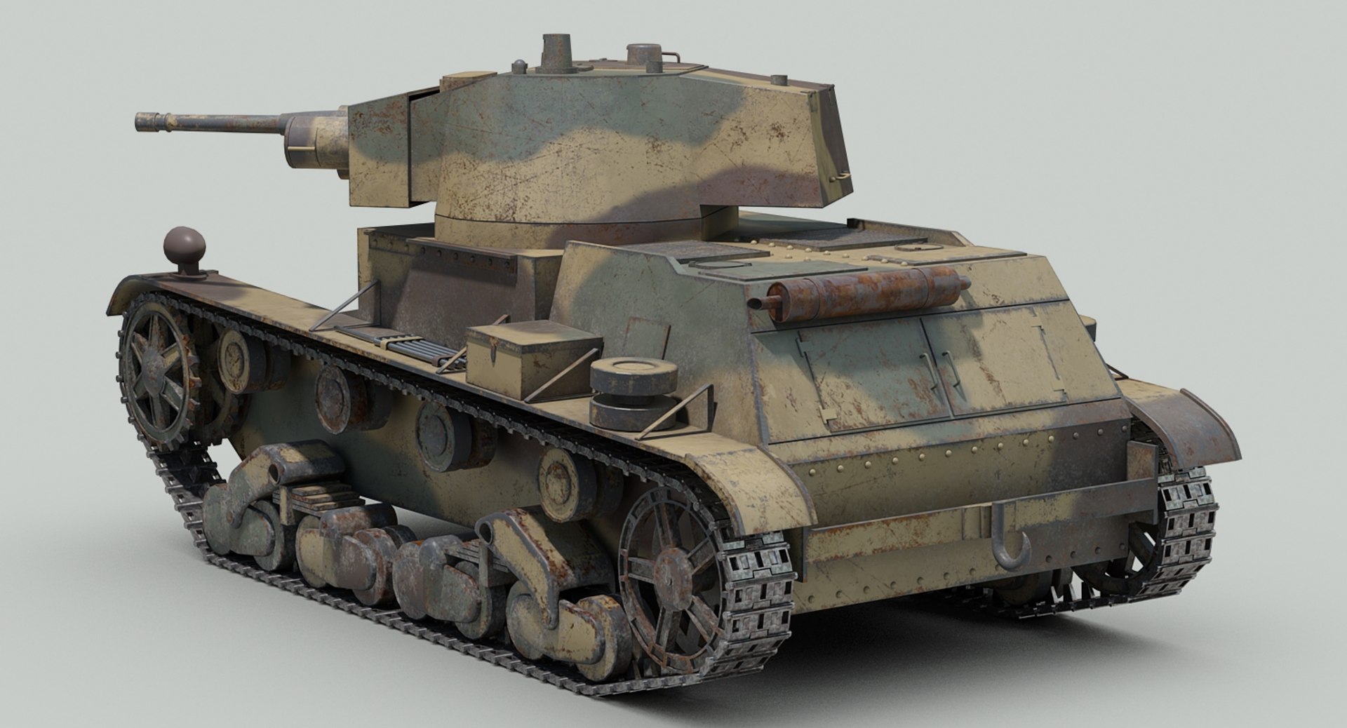 Ww2 Polish Light Tank 3D - TurboSquid 1325684