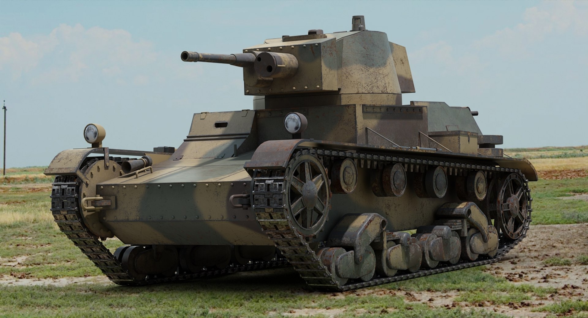 Ww2 Polish Light Tank 3D - TurboSquid 1325684