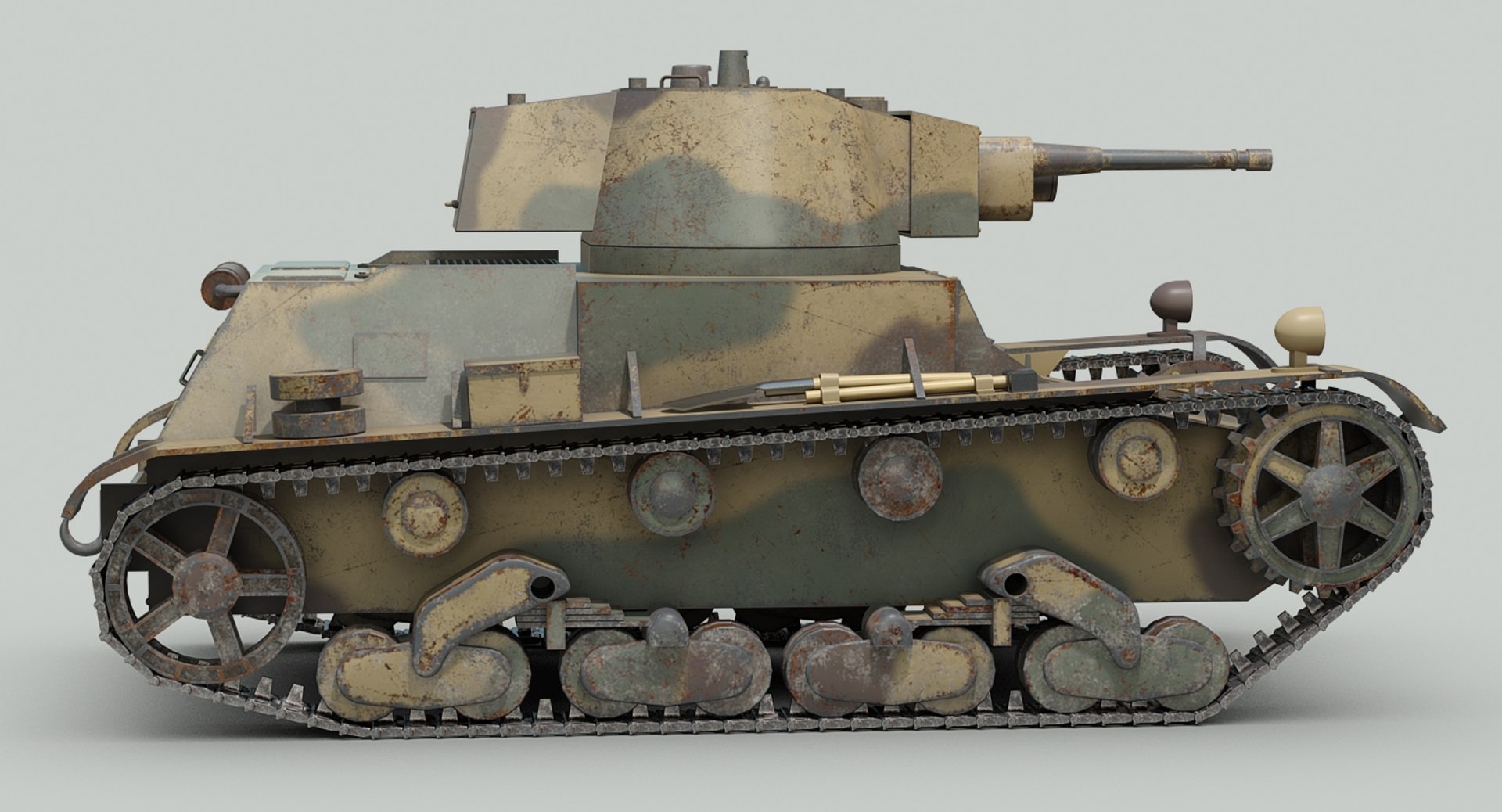 Ww2 Polish Light Tank 3D - TurboSquid 1325684