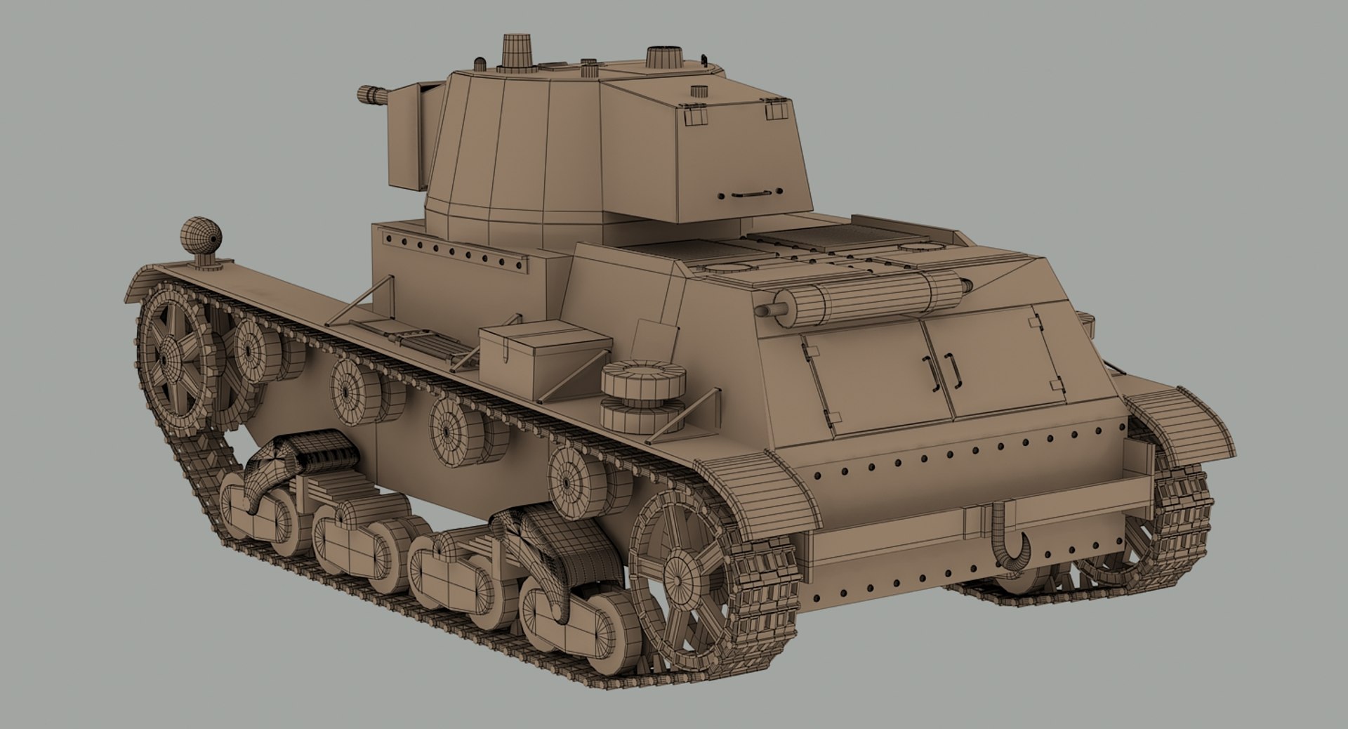 Ww2 Polish Light Tank 3D - TurboSquid 1325684