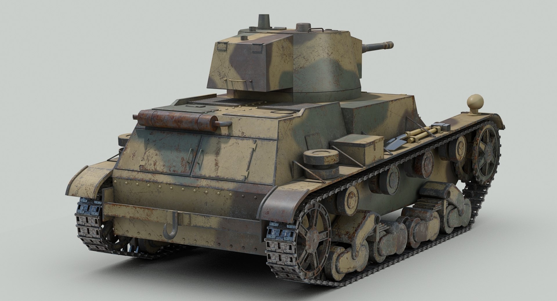 Ww2 Polish Light Tank 3D - TurboSquid 1325684