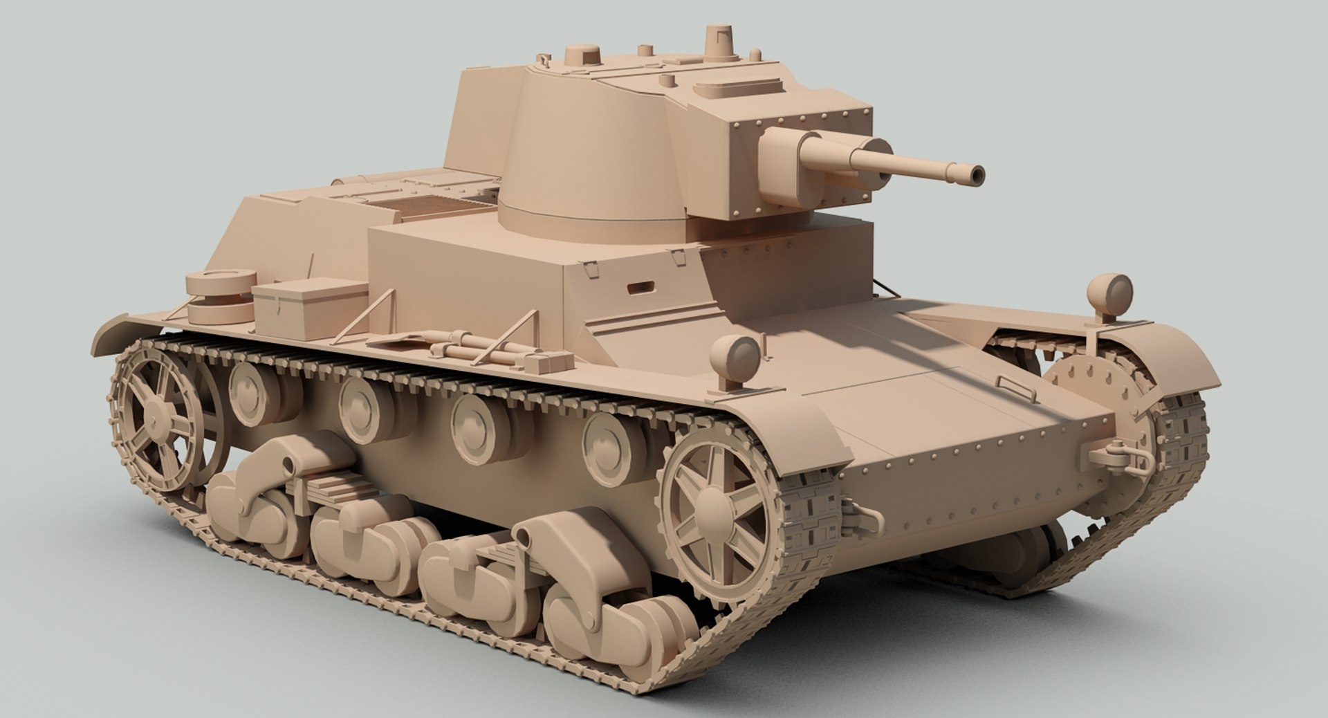 Ww2 Polish Light Tank 3D - TurboSquid 1325684