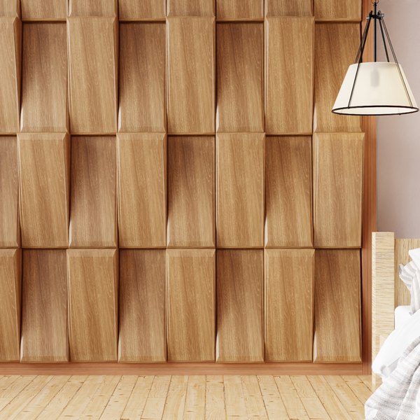 3D wall wood19 - TurboSquid 1935405