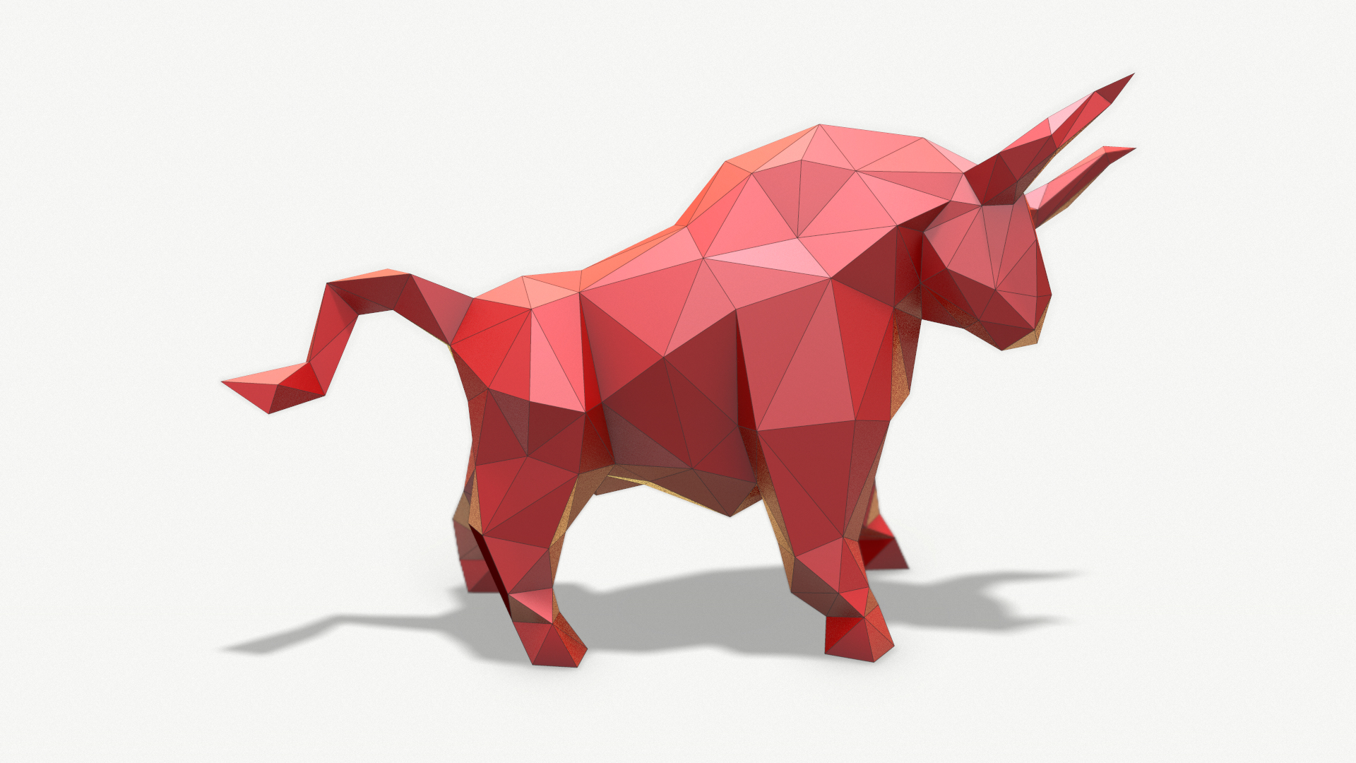 Papercraft bull paper 3D model - TurboSquid 1671059