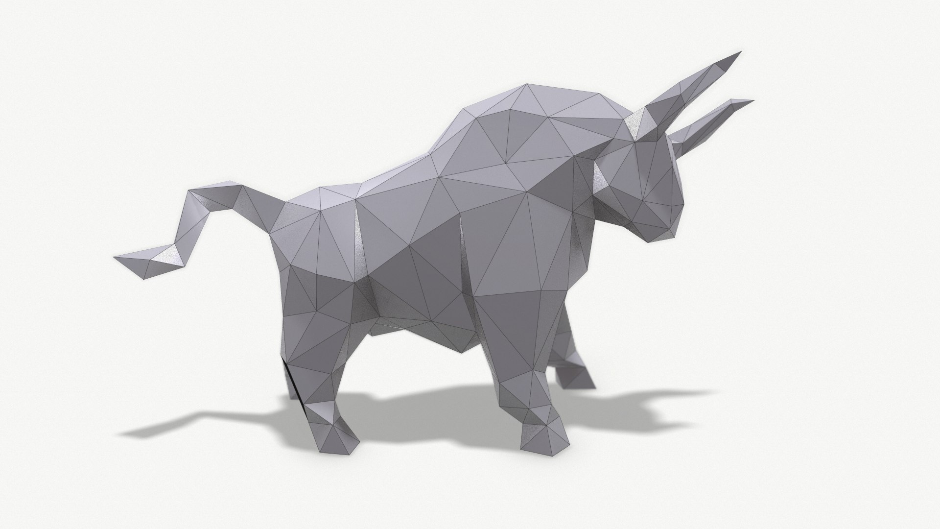 Papercraft Bull Paper 3D Model - TurboSquid 1671059