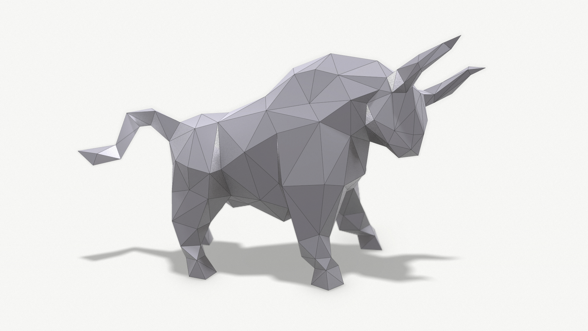Papercraft Bull Paper 3D Model - TurboSquid 1671059