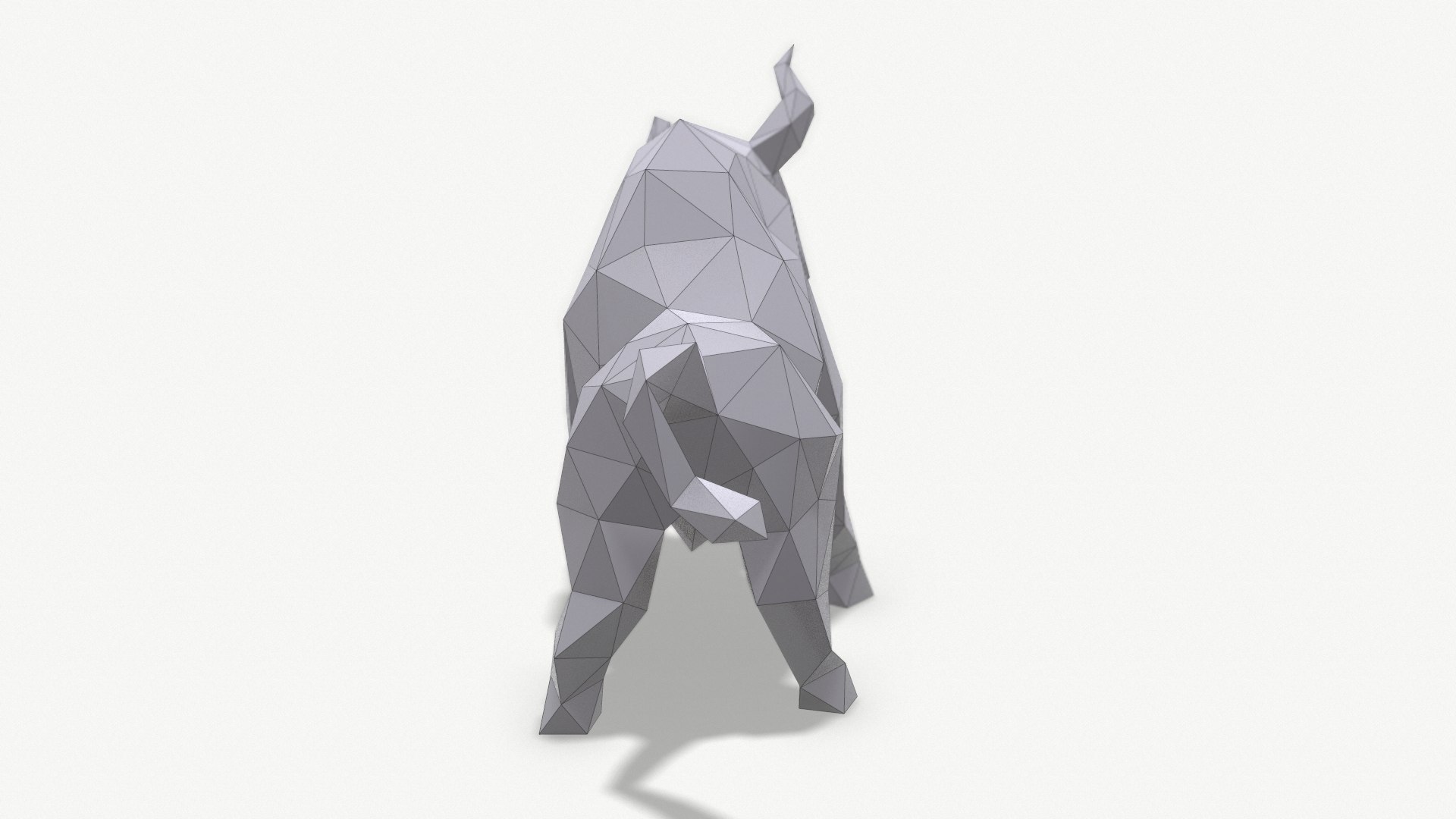Papercraft Bull Paper 3D Model - TurboSquid 1671059