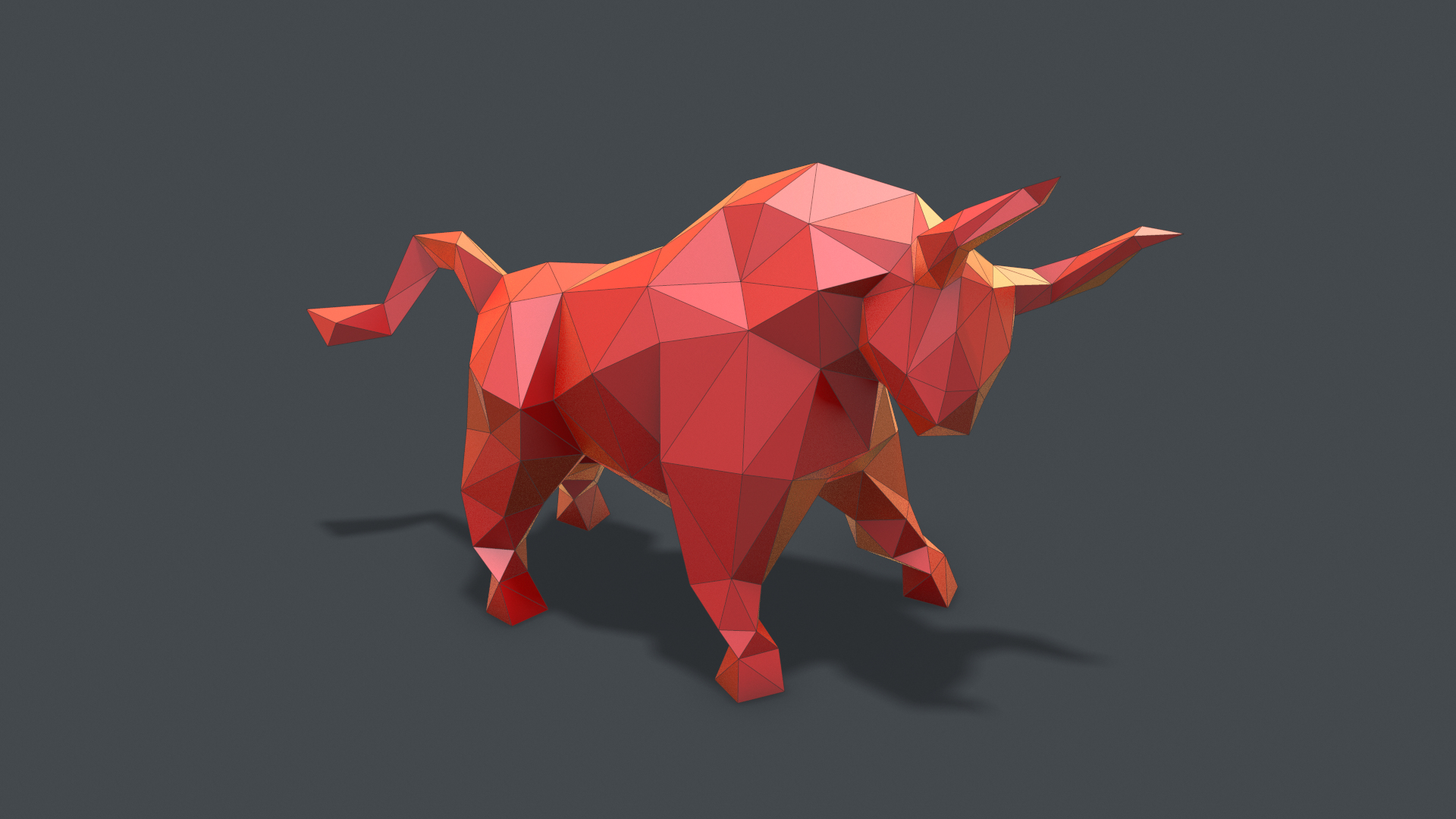 Papercraft Bull Paper 3D Model - TurboSquid 1671059