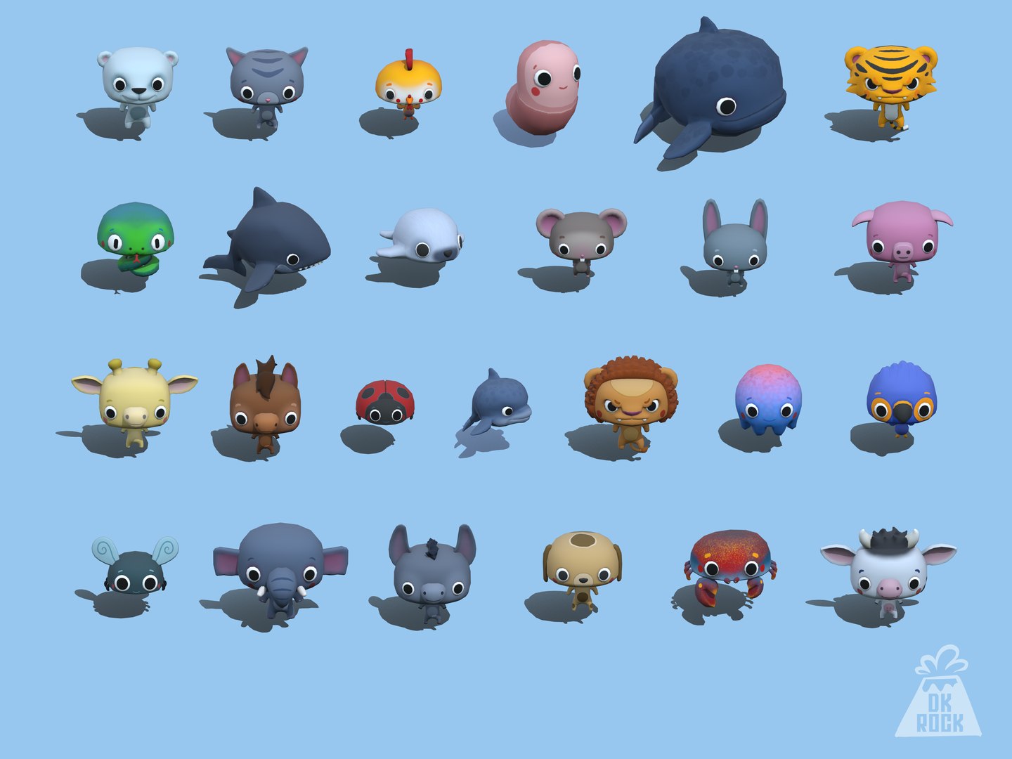 25 Stylised Animal 3D Models 3D Model - TurboSquid 2385720