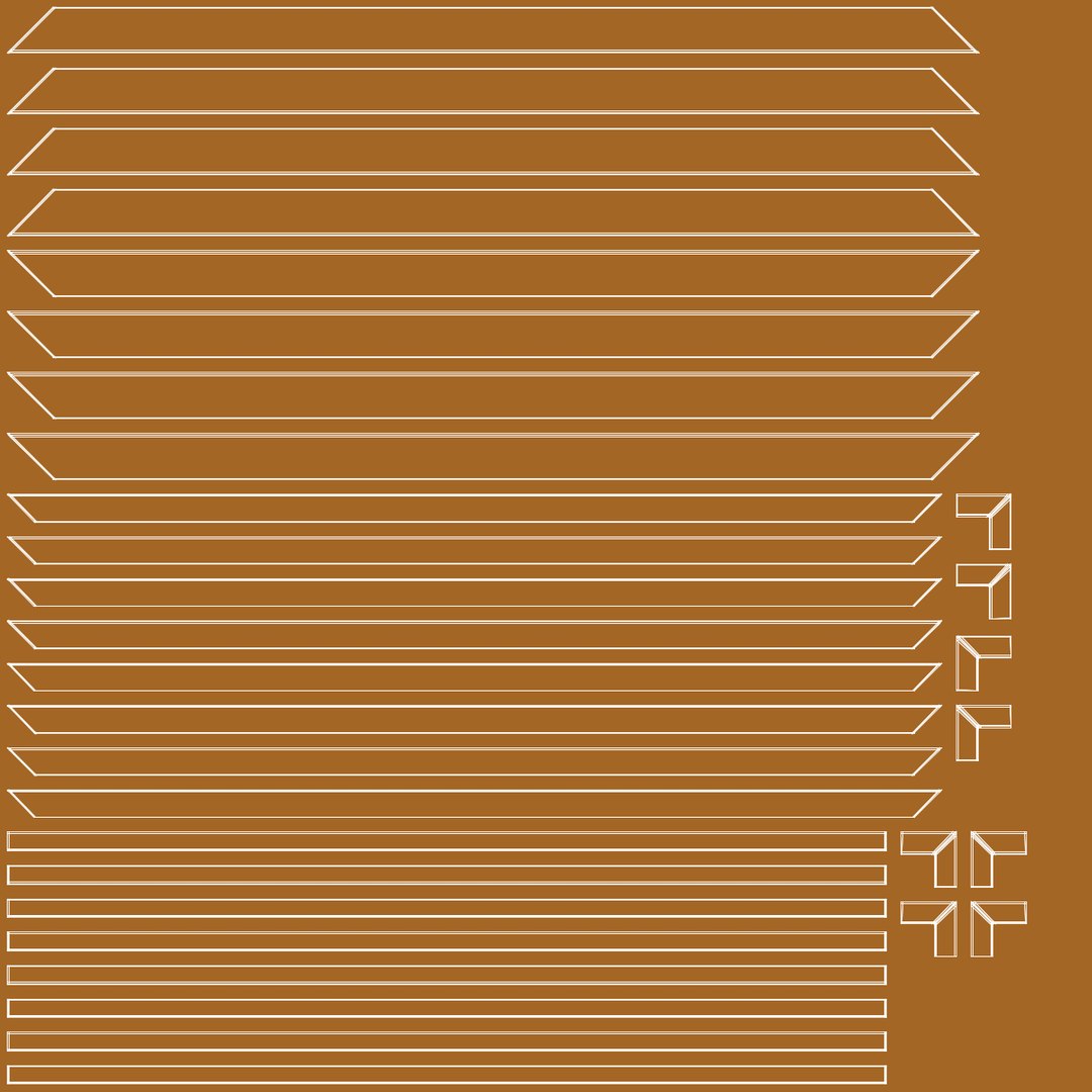 Cube Frame 3D Model - TurboSquid 2052466