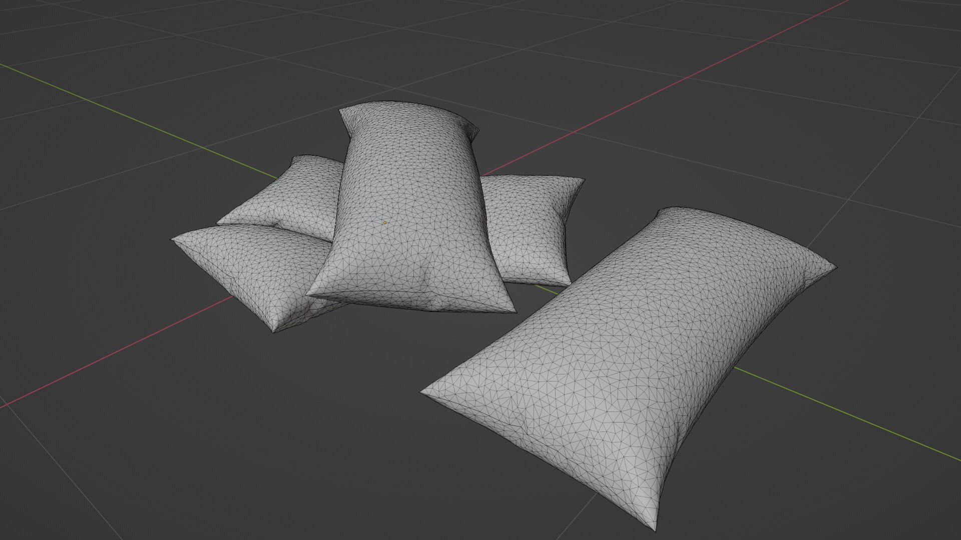 Pillow 3D Model - TurboSquid 2142508
