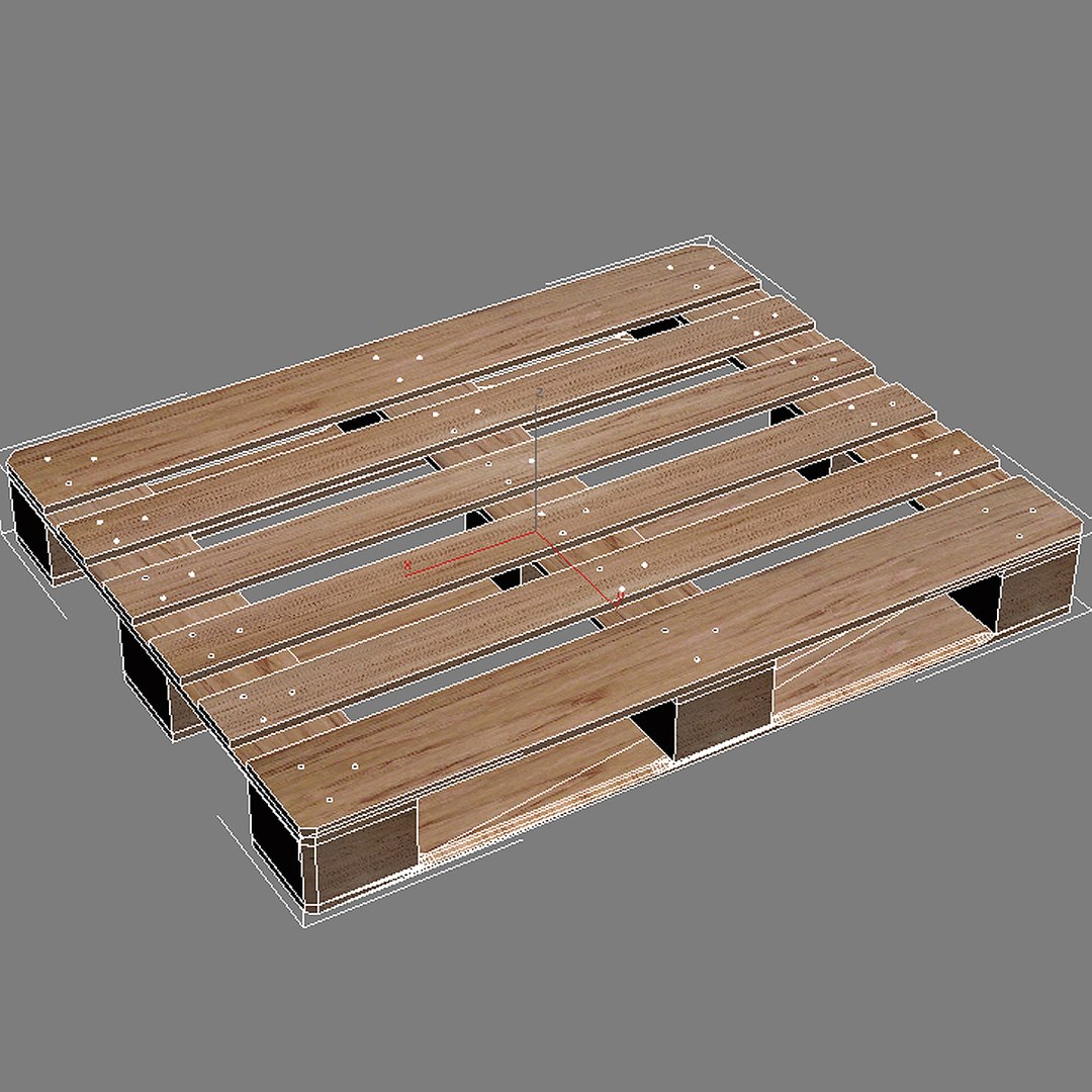 3d Wood Pallets Model