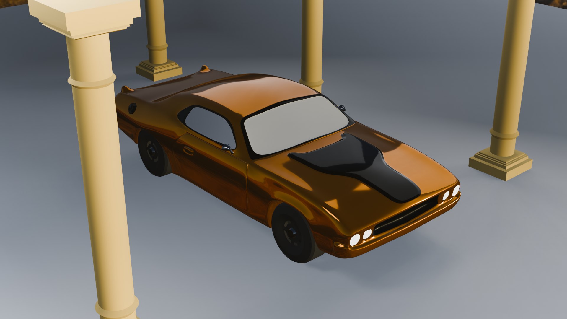AMERICAN MUSCLE CAR 3D Model - TurboSquid 2228596