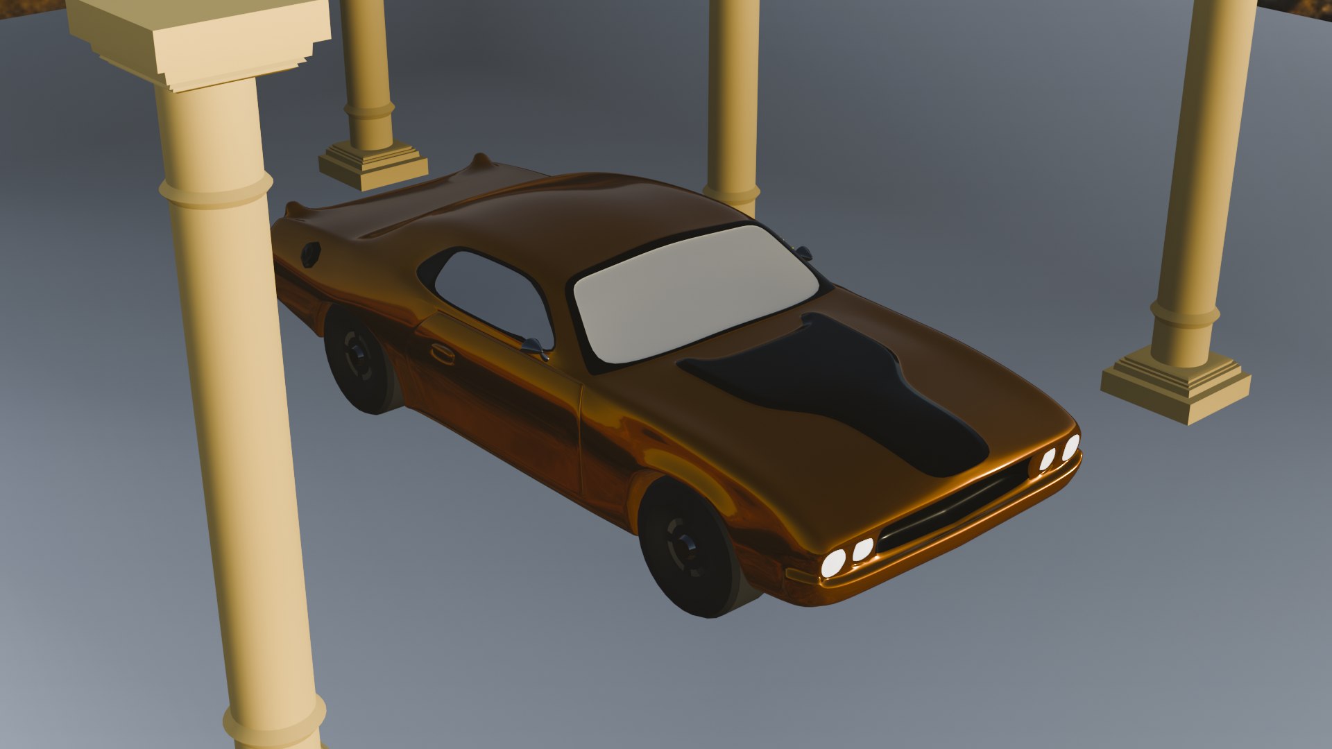 AMERICAN MUSCLE CAR 3D Model - TurboSquid 2228596