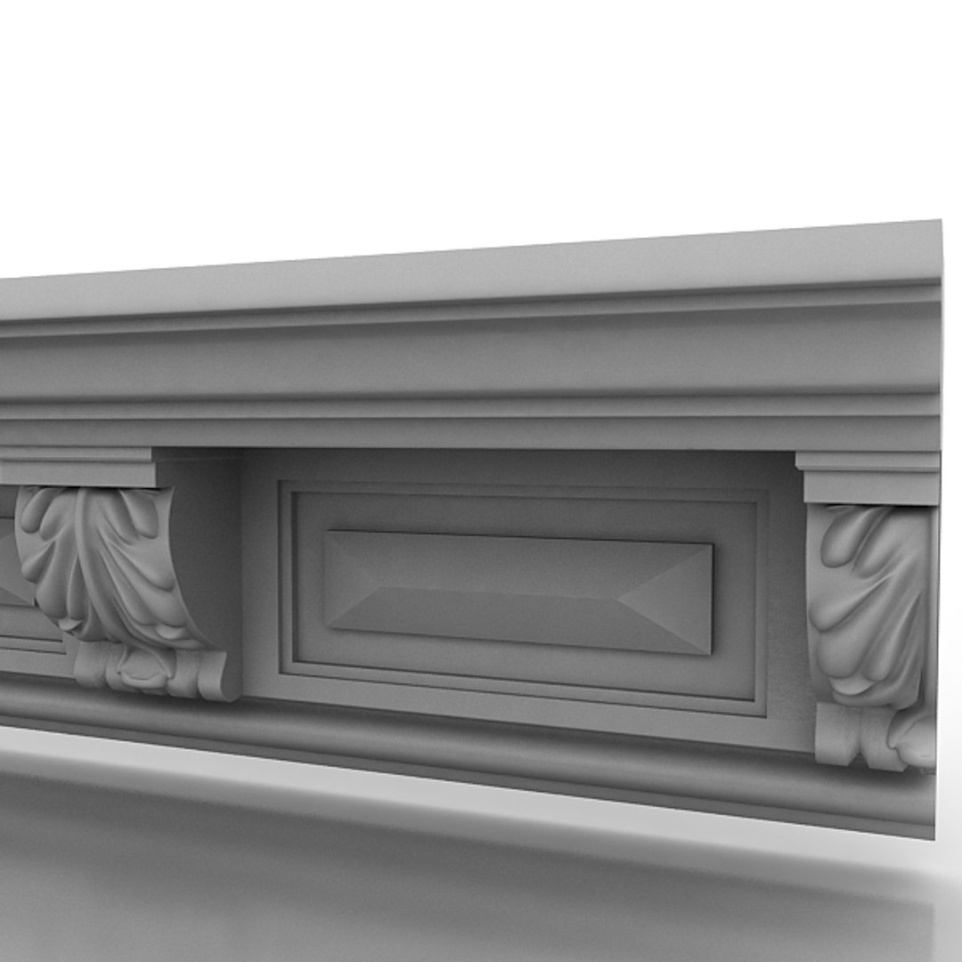 3d Model Decorate Classical
