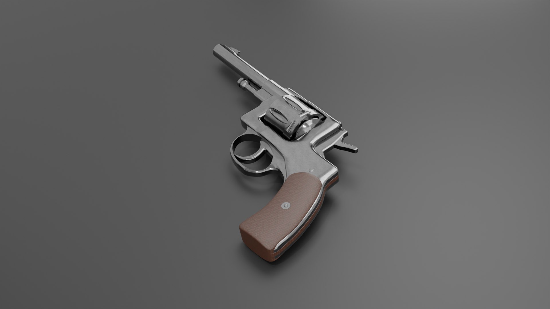 Revolver Nagan 3D - TurboSquid 2156606